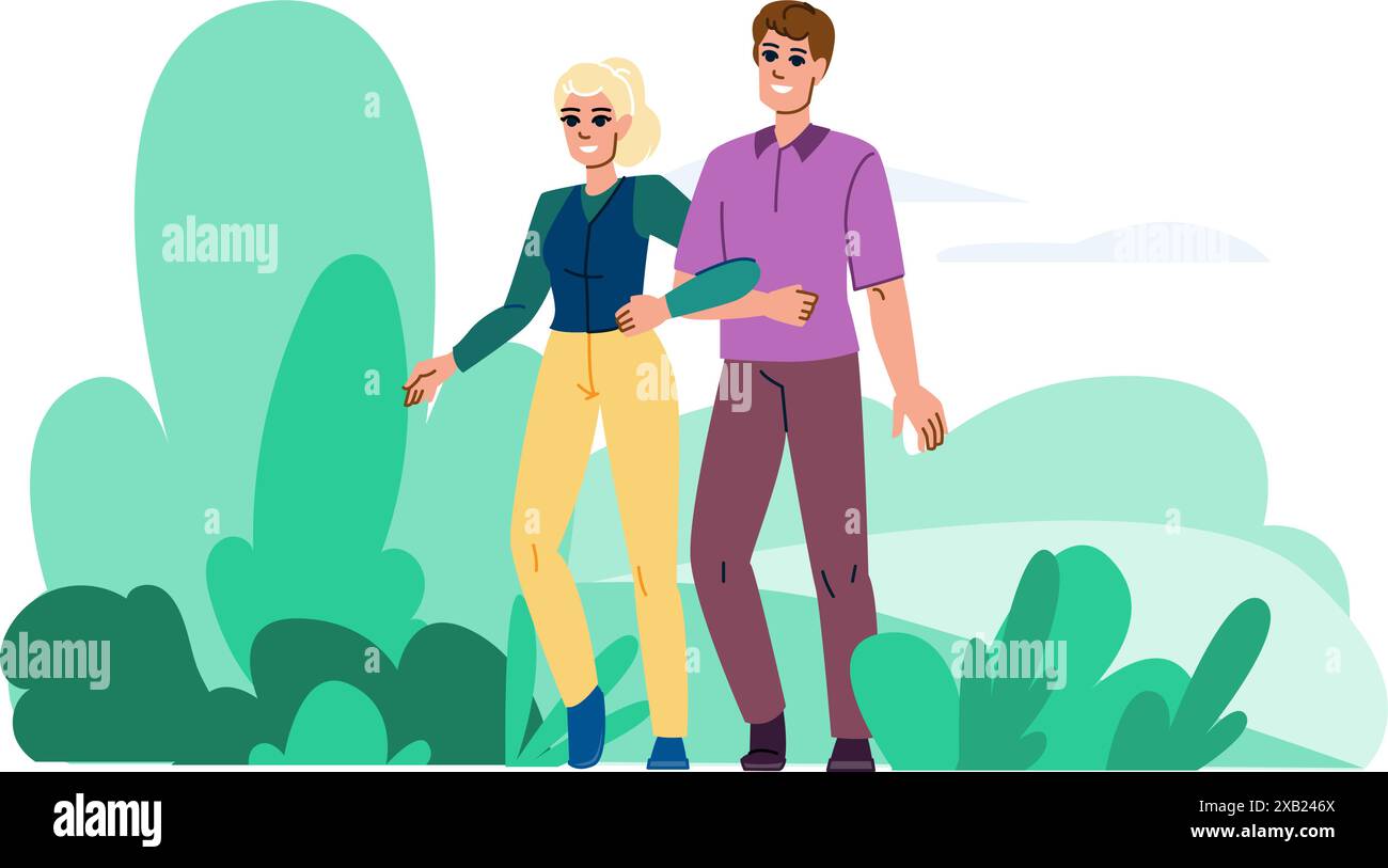 lifestyle nature walk vector Stock Vector Image & Art - Alamy