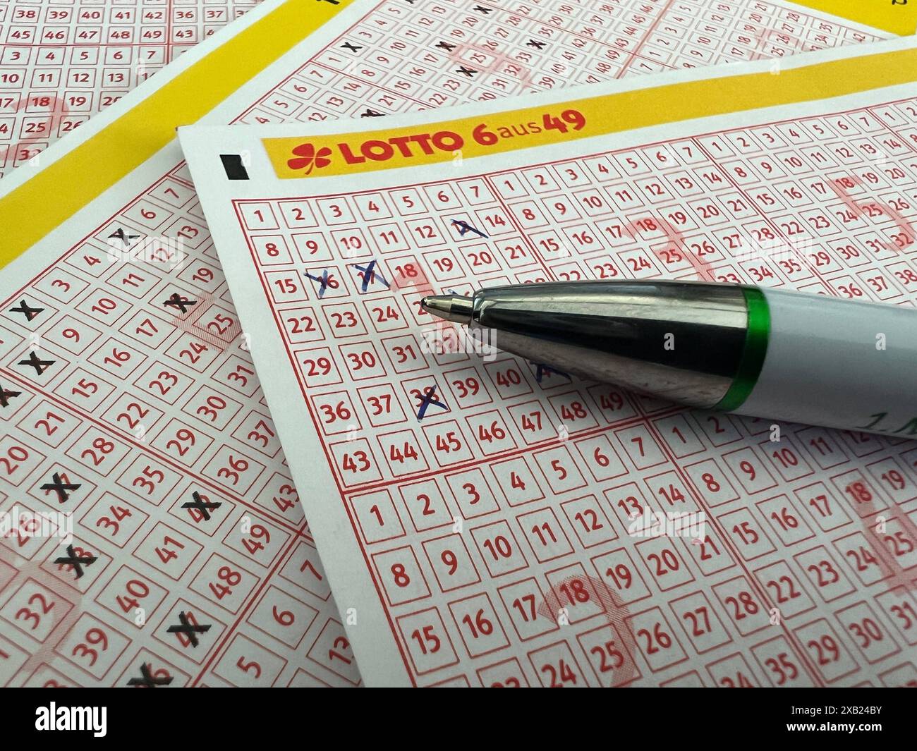 Tippschein Lotto 6 aus 49 *** Lotto 6 out of 49 ticket Copyright ...