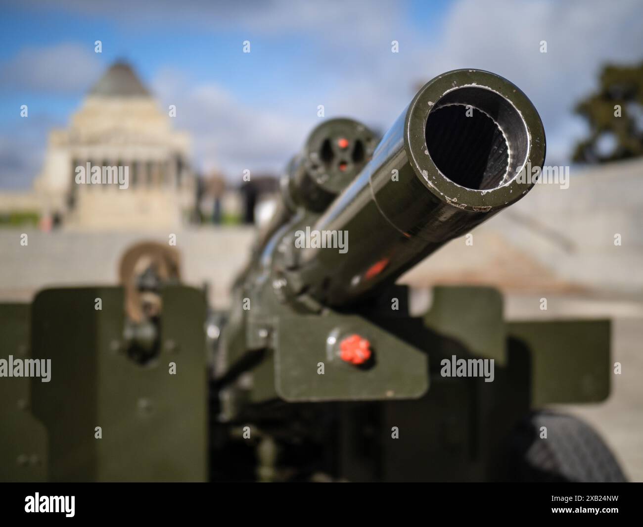 Melbourne, Australia. 08th June, 2024. A Howitzer field gun at the ...