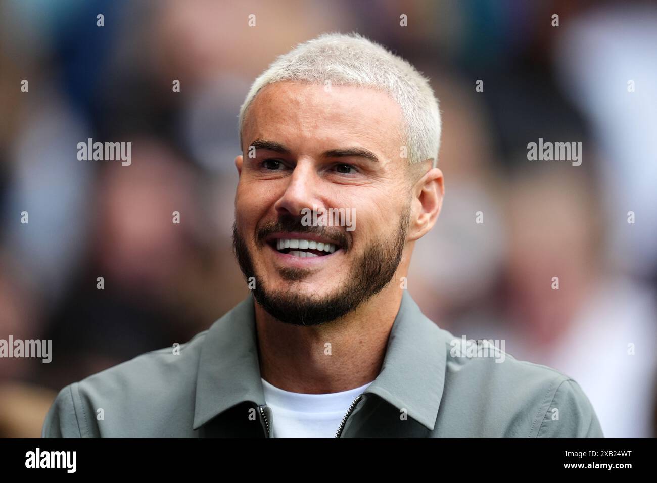 Billy Wingrove before Soccer Aid for UNICEF 2024 at Stamford Bridge ...