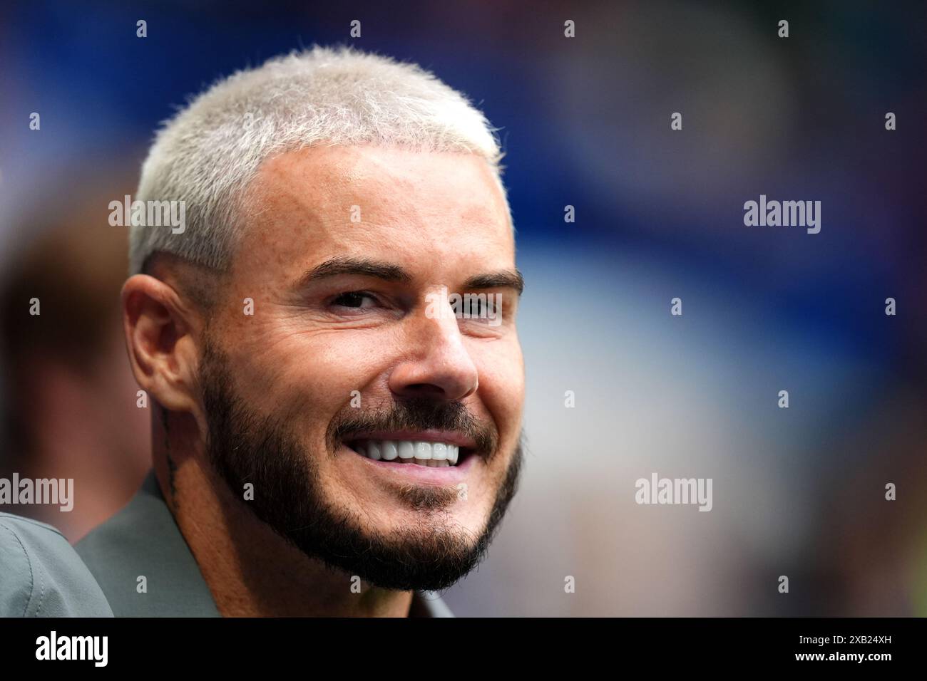 Billy Wingrove before Soccer Aid for UNICEF 2024 at Stamford Bridge ...