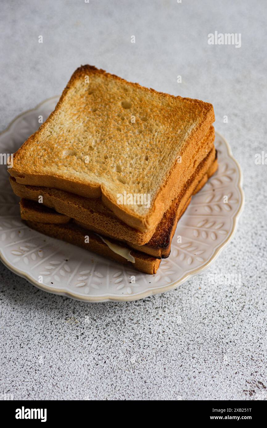 Piece fried bread in hi-res stock photography and images - Alamy