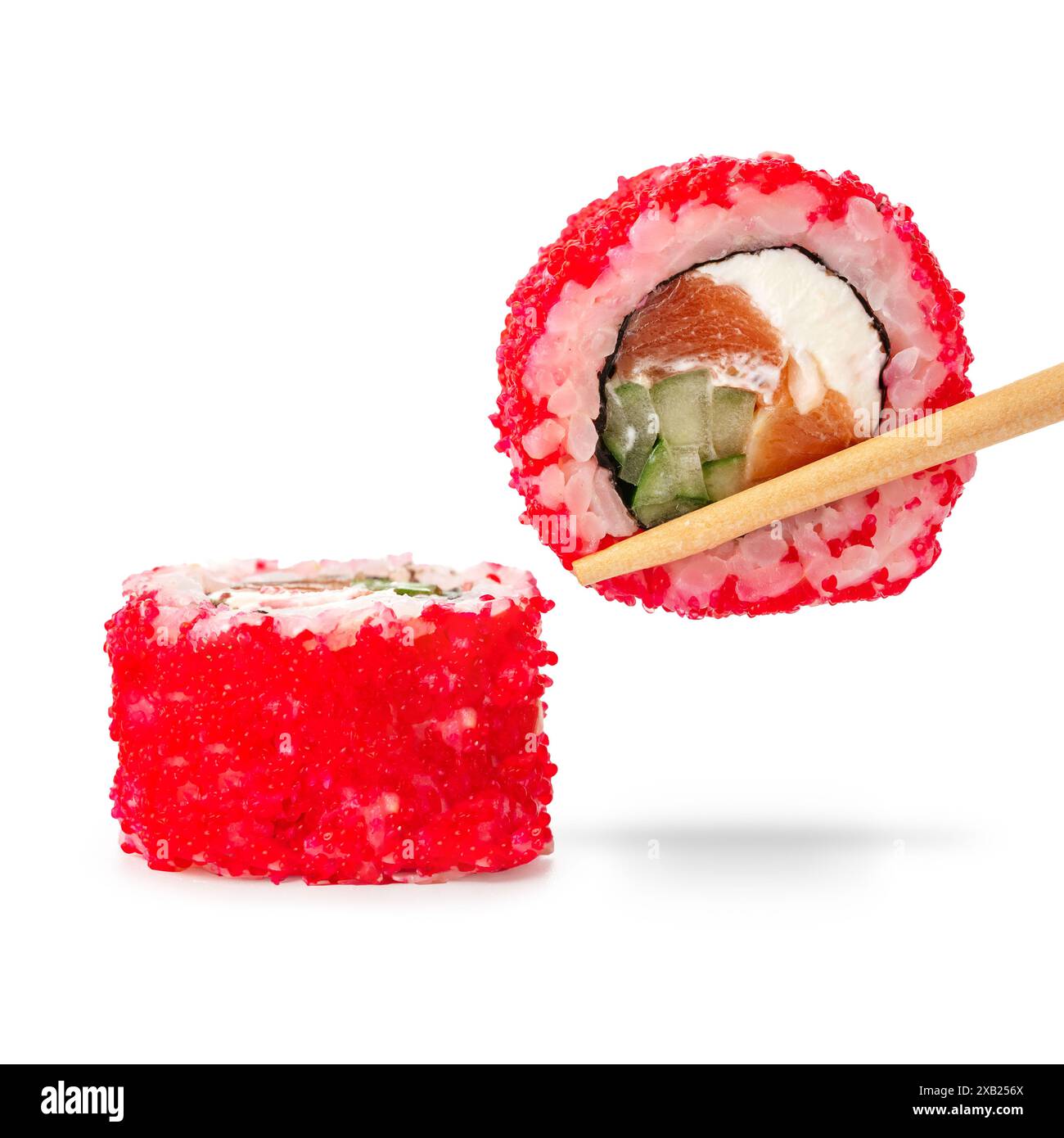 Salmon sushi salad rice Cut Out Stock Images & Pictures - Alamy