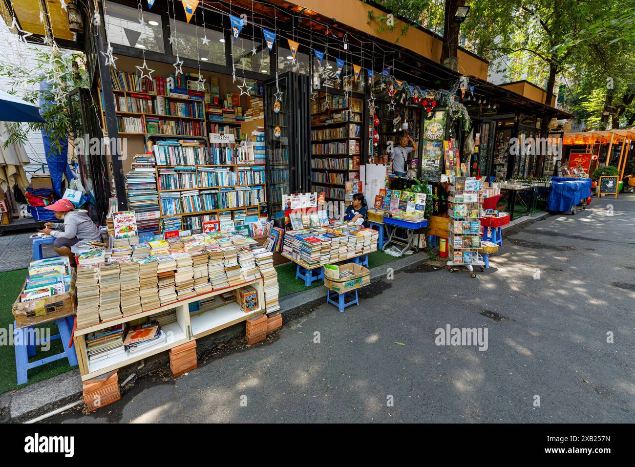 The Book Street of Saigon in Ho Chi Minh City in Vietnam Stock Photo ...