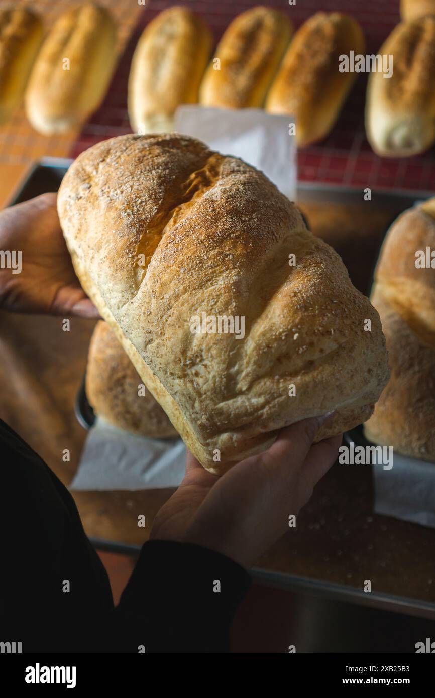 Bread making factory hi-res stock photography and images - Alamy
