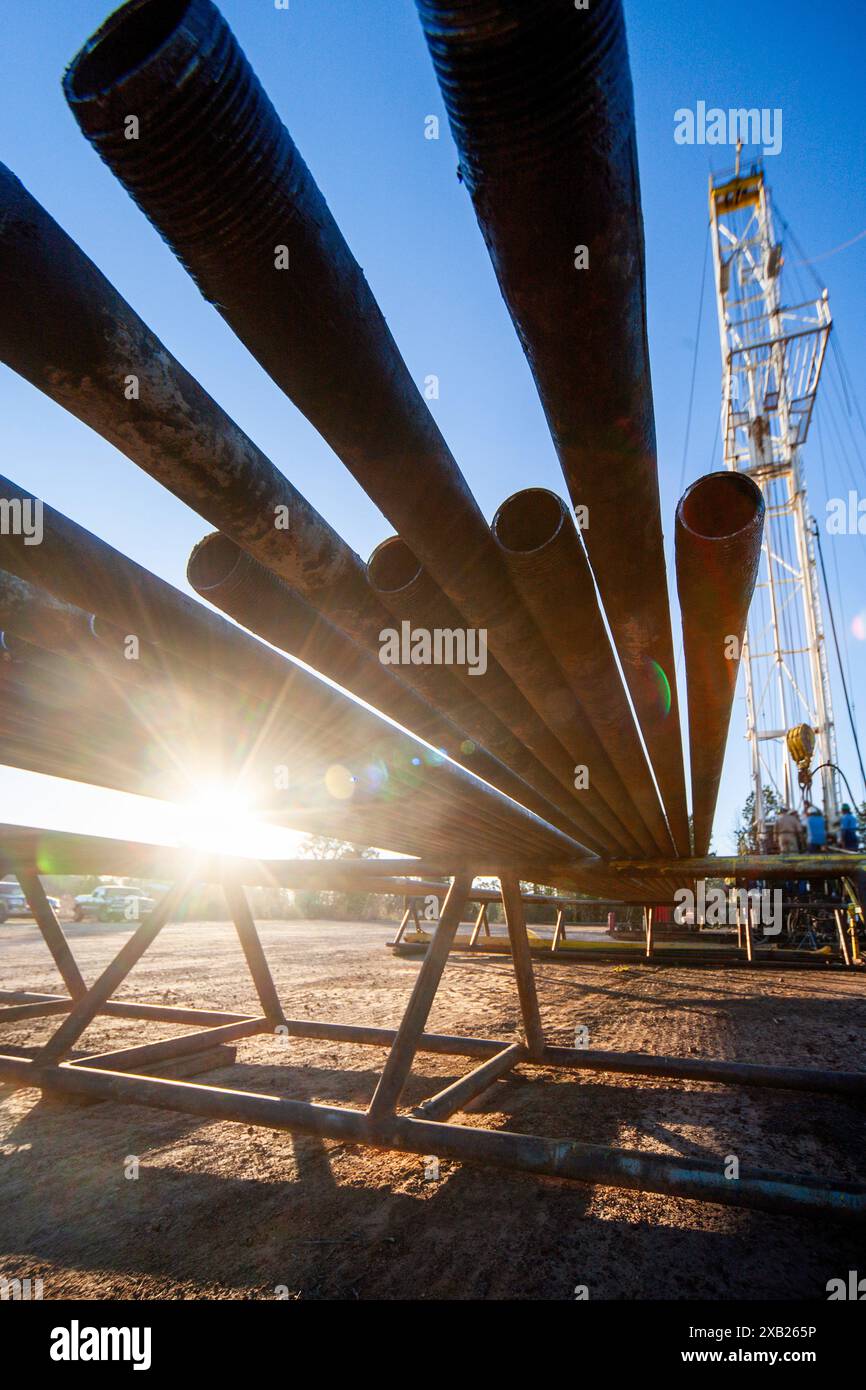 Drilling for oil in East Texas Stock Photo - Alamy