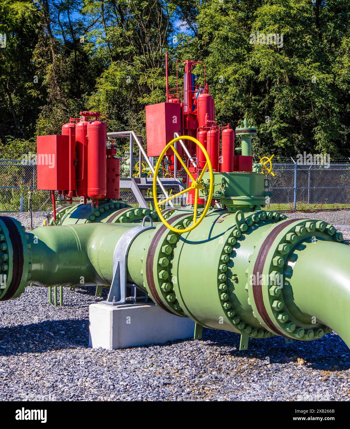 Compressor station near Pittsburgh, PA Stock Photo - Alamy