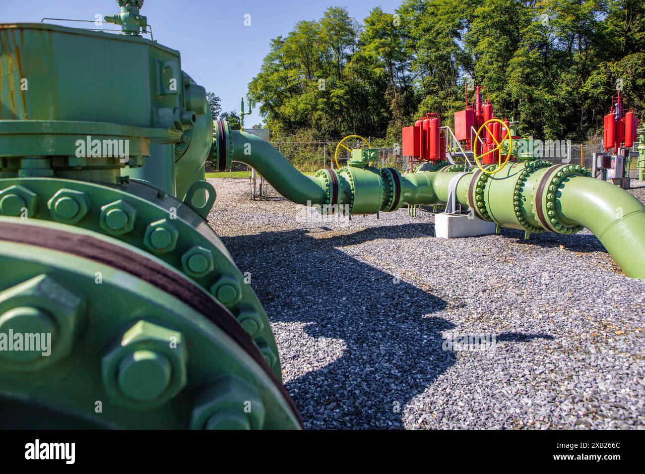 Compressor station near Pittsburgh, PA Stock Photo - Alamy