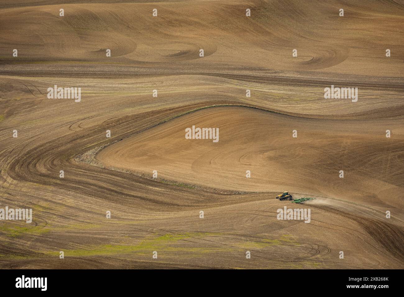 Farm Land Art of Whitman County Washington Stock Photo - Alamy