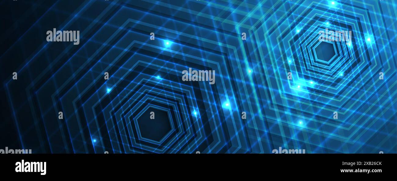 Abstract Computer technology background. network visual connection ...