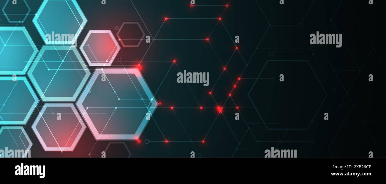 Abstract Computer technology background. network visual connection ...