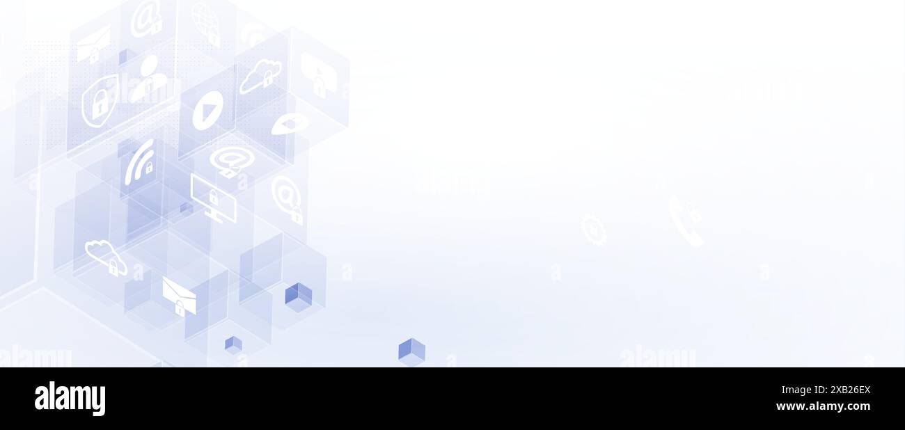 Abstract Computer technology background. network visual connection ...