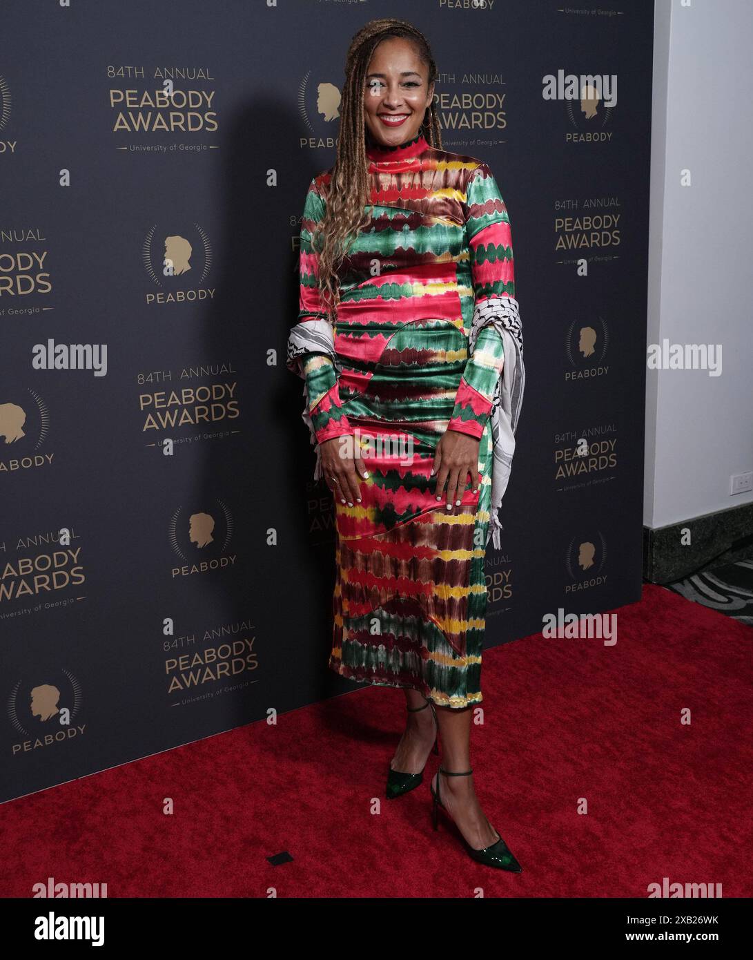 Amanda Seales arrives at the 84th Annual Peabody Awards held at the ...