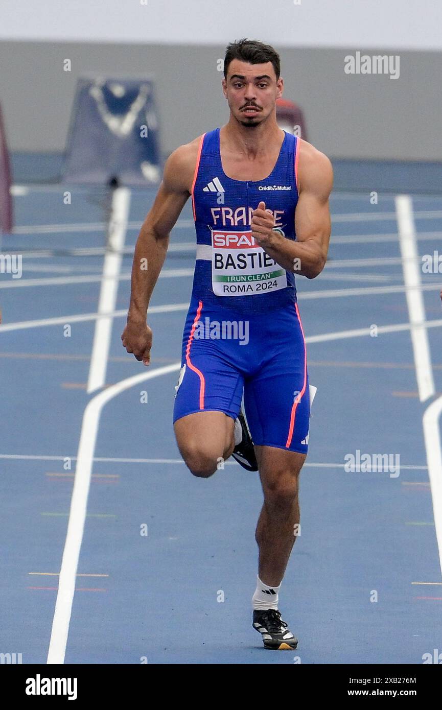 France’s Teo Bastien competes 100m Decathlon Men during the 26th ...