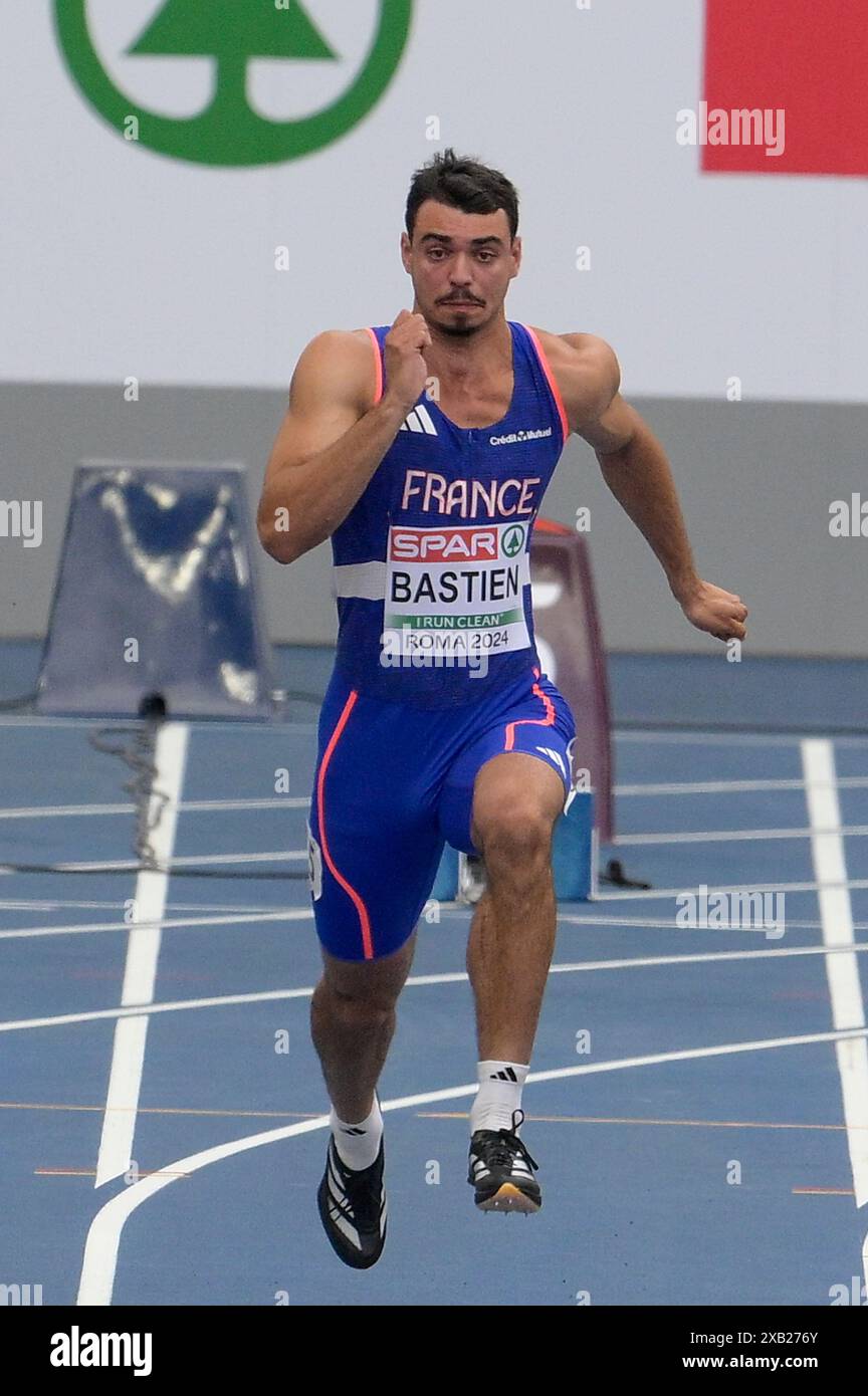 France’s Teo Bastien competes 100m Decathlon Men during the 26th ...