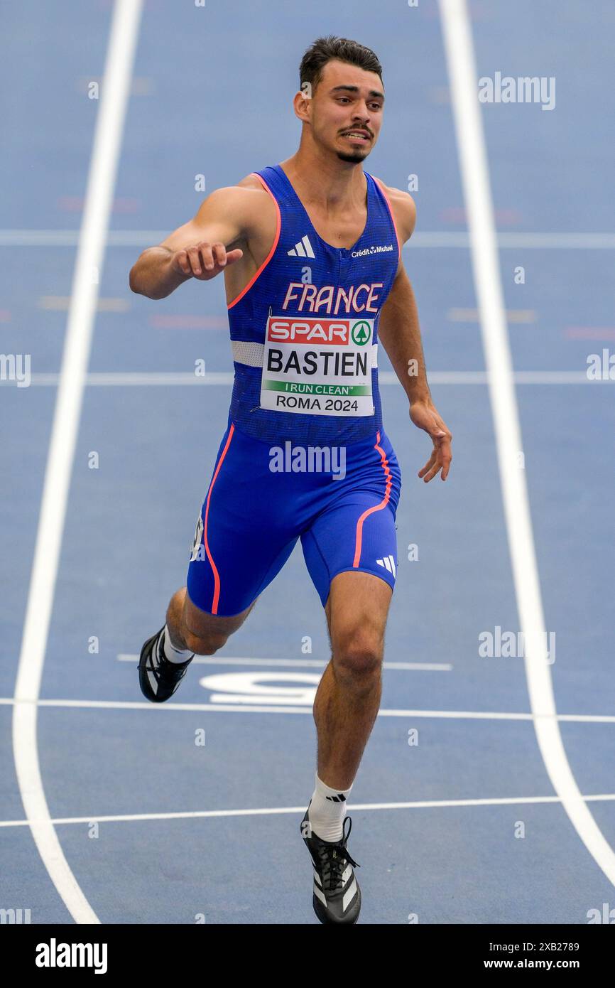France’s Teo Bastien competes 100m Decathlon Men during the 26th ...
