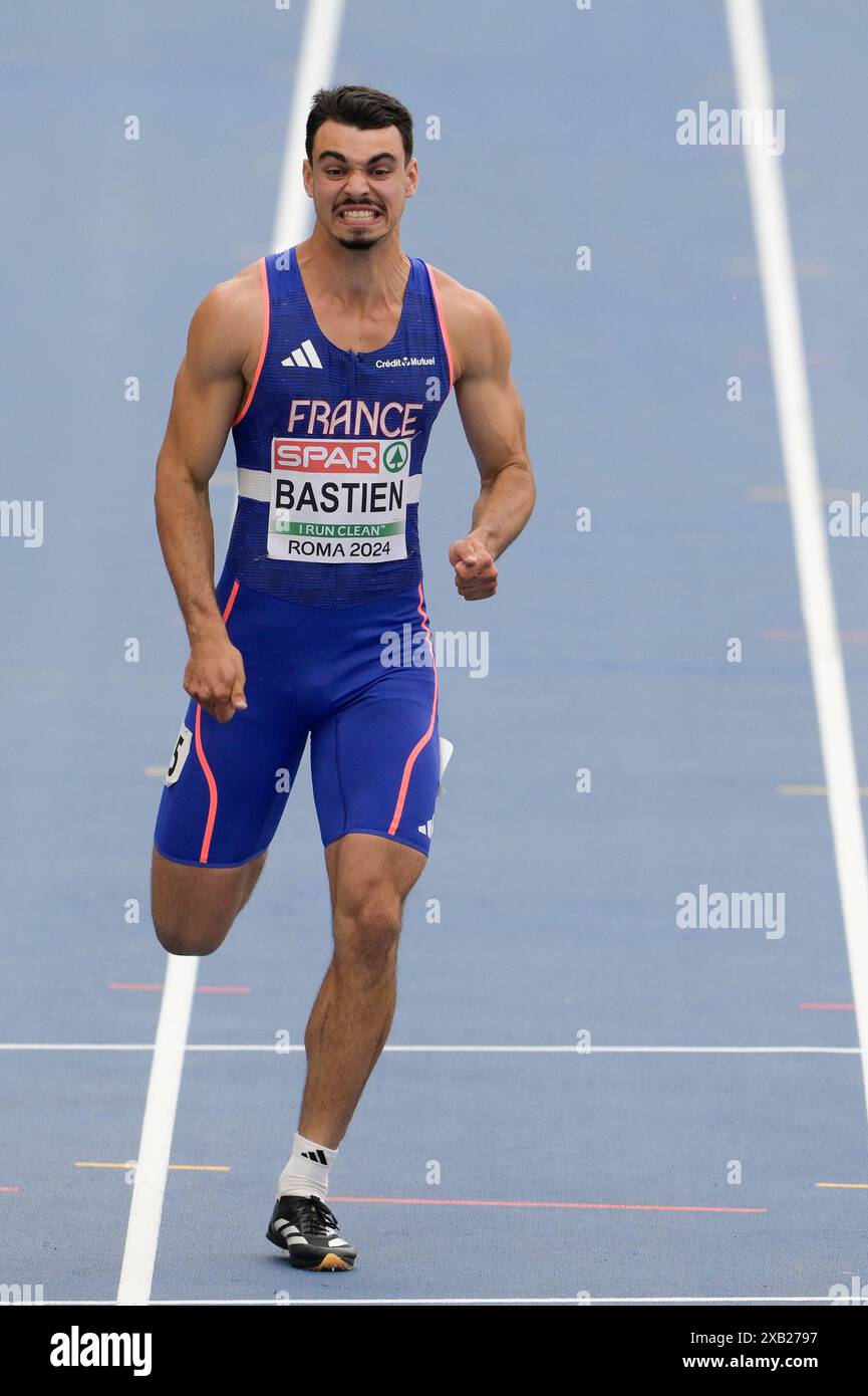 France’s Teo Bastien competes 100m Decathlon Men during the 26th ...