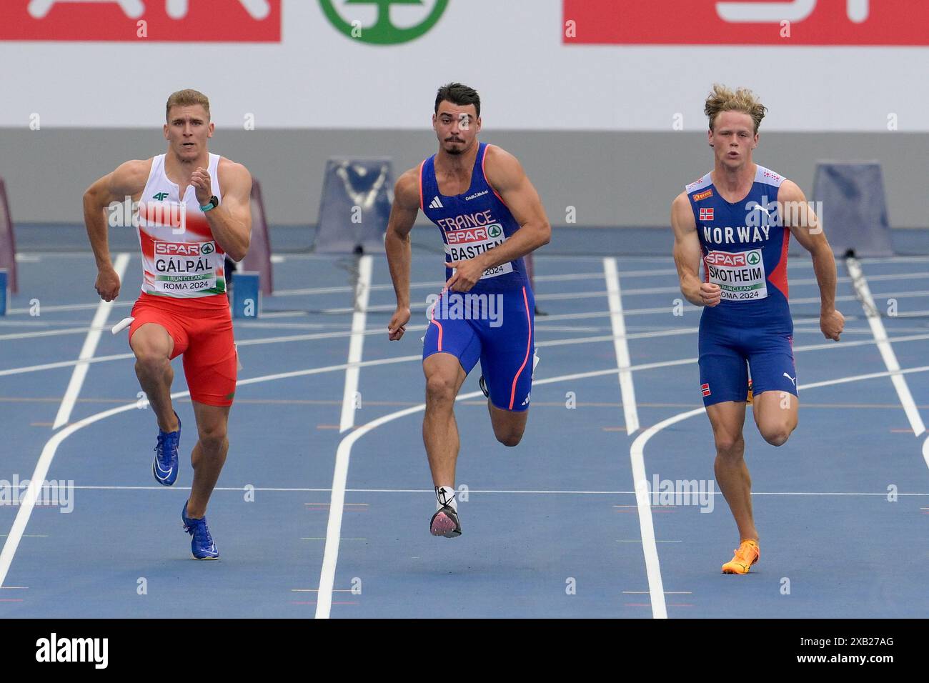 France’s Teo Bastien competes 100m Decathlon Men during the 26th ...