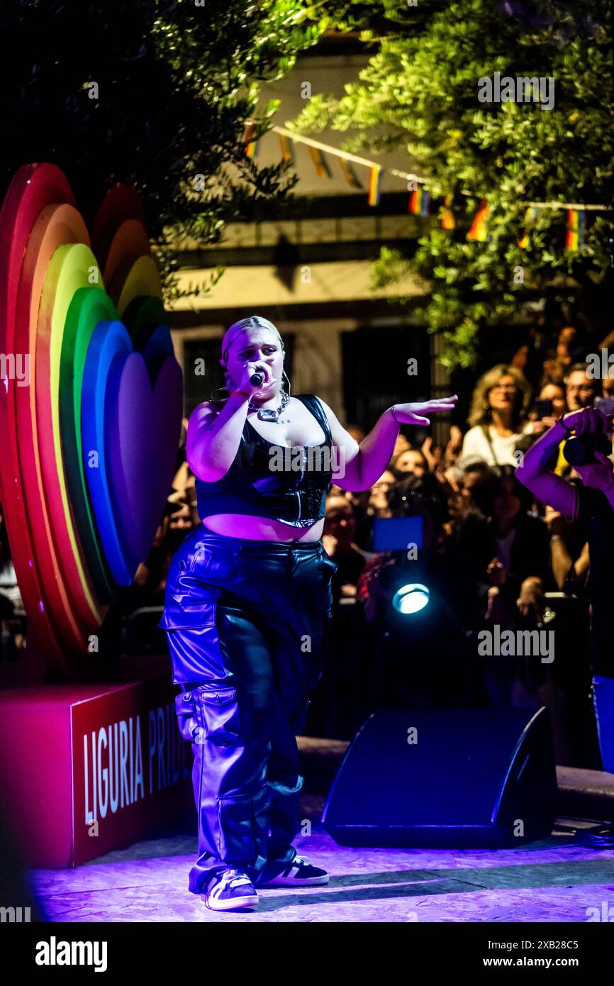 Genoa, . 07th June, 2024. BigMama at the Genoa Pride Village, The ...