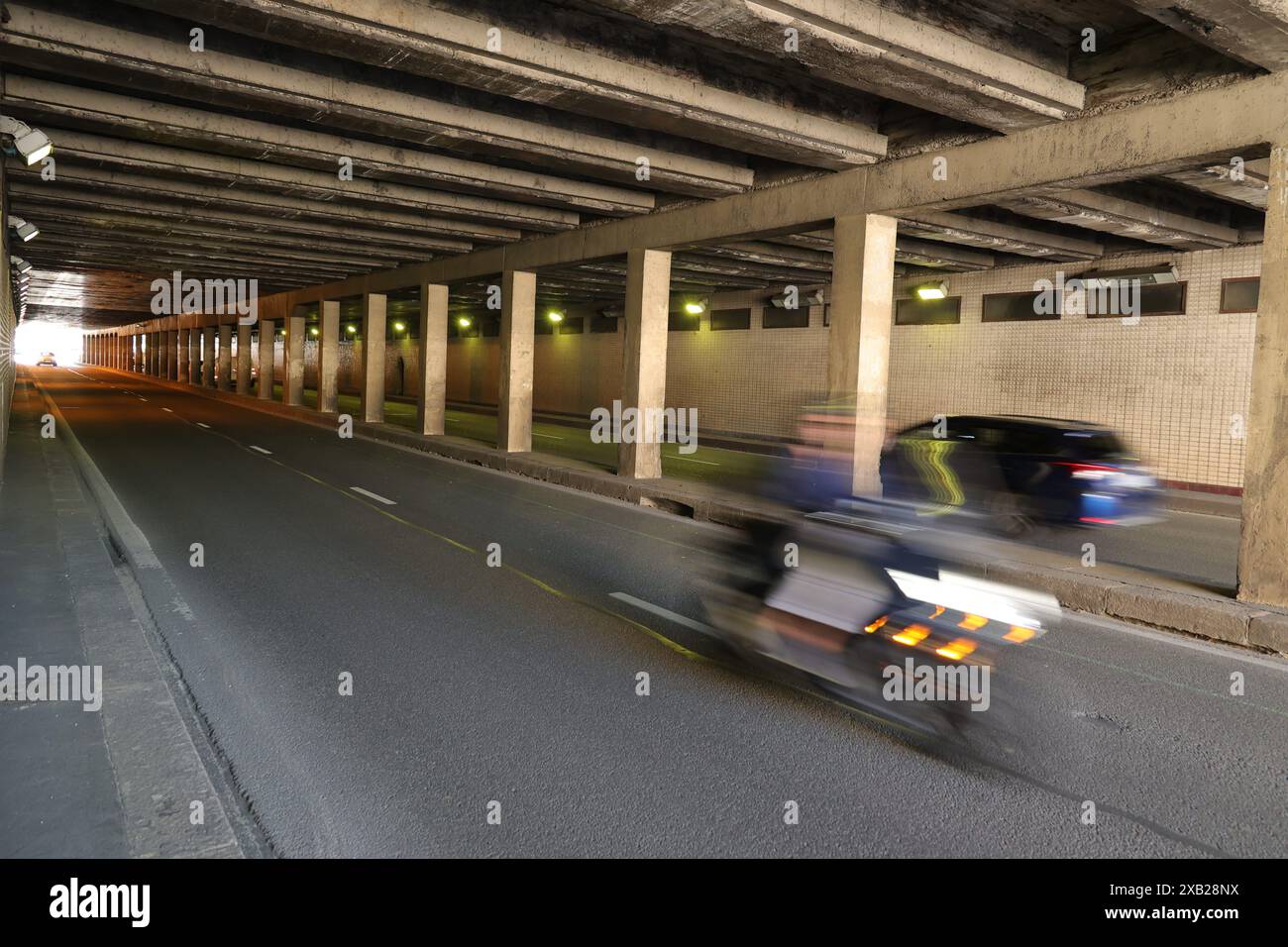 pic shows: Alma Tunnel in Pairs Above this is is the Flame of Liberty ...