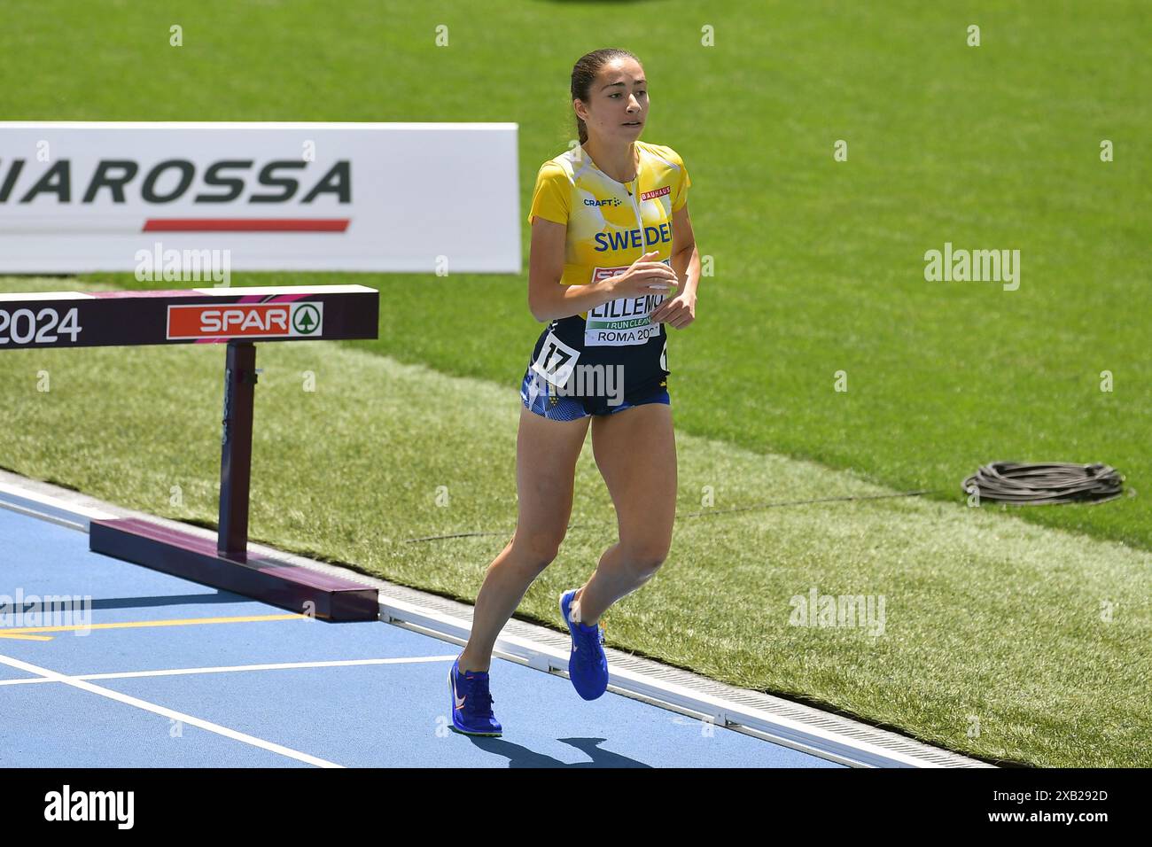 Rome, Italy. 07th June, 2024. Emilia Lillemo of Sweden in action during ...