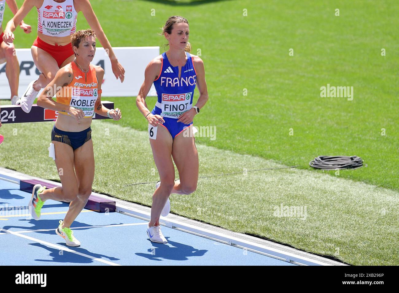 Alice Finot of France in action during the European Athletics ...