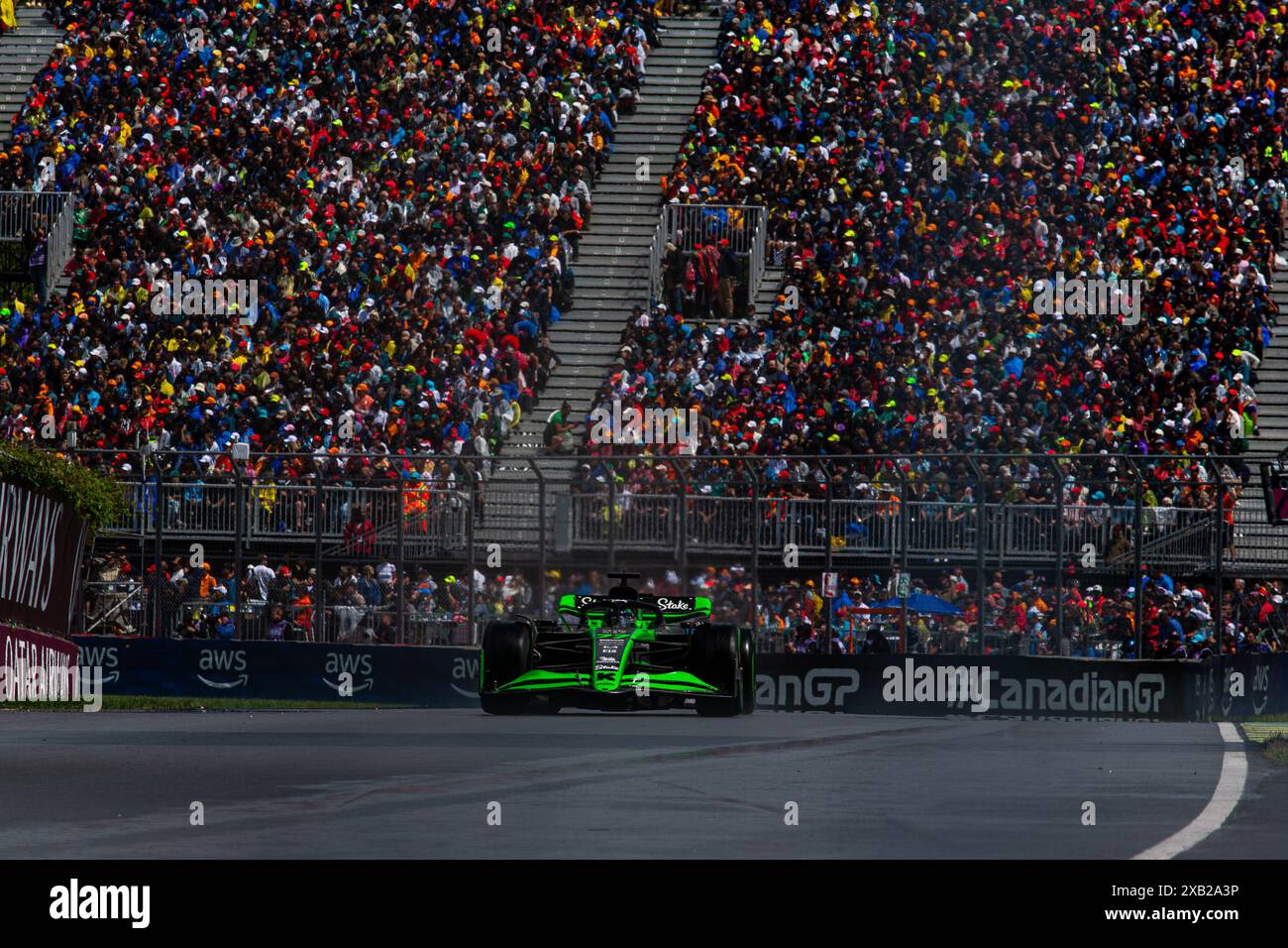 Montreal, Canada. 9 Jun, 2024. Valtteri Bottas of Finland driving the ...