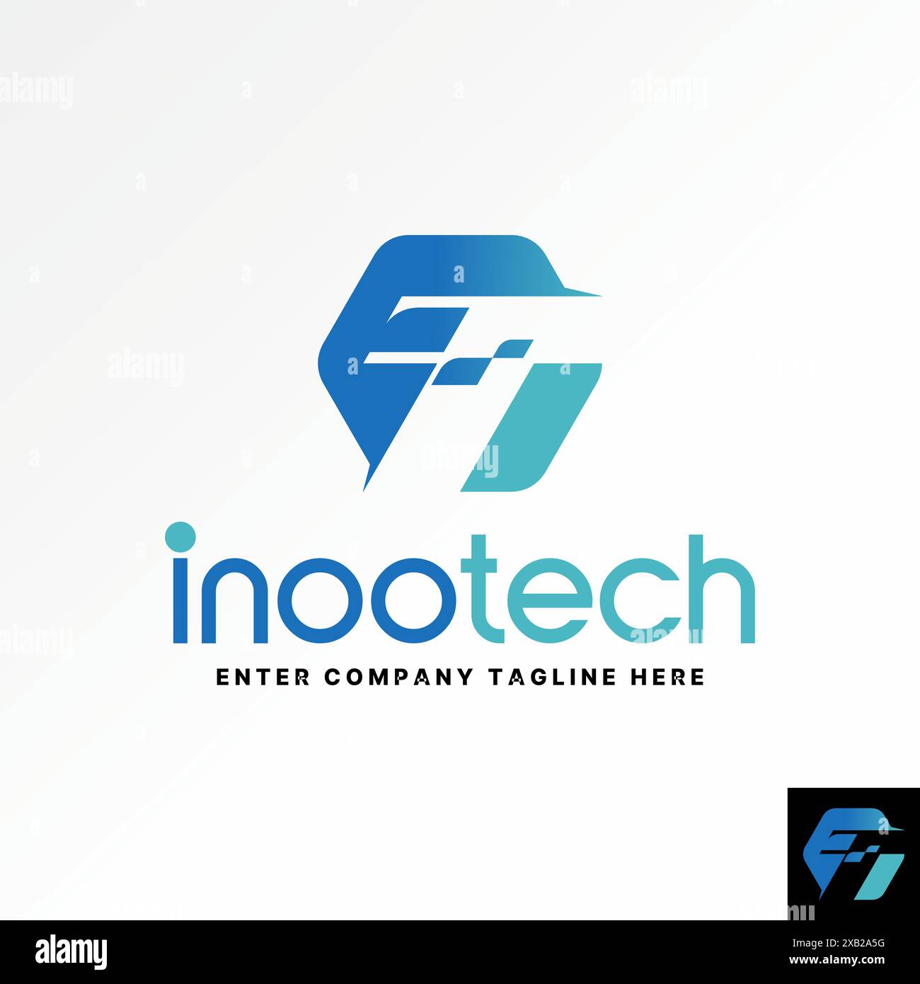 Logo design graphic concept creative premium vector stock letter initial T or JT font circle IT ...