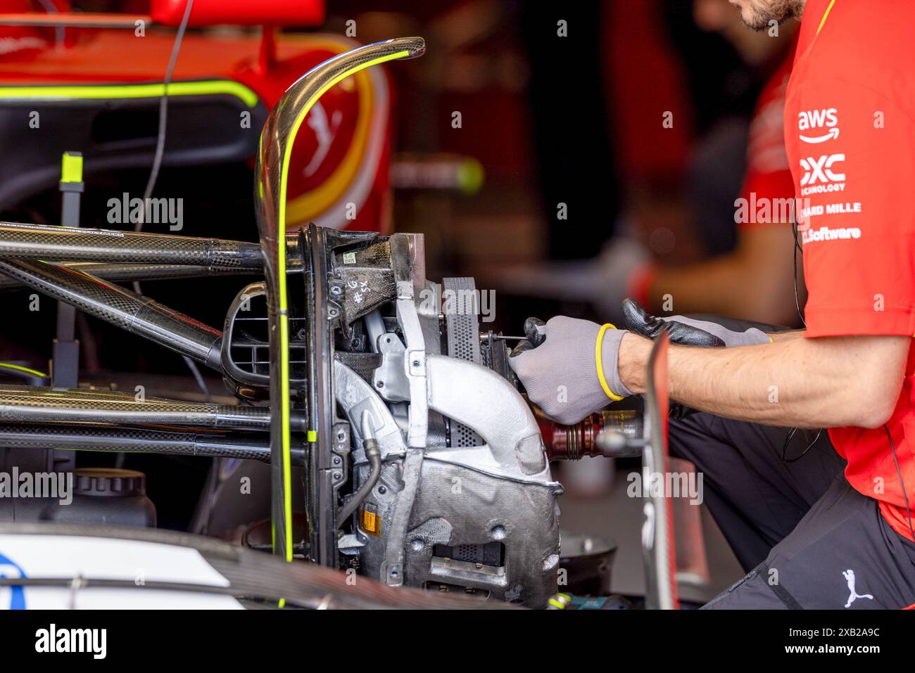 Scuderia Ferrari brakes tech detailduring Formula 1 Aws Grand Prix du ...