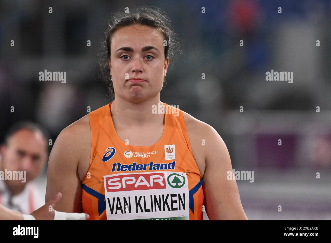 Jorinde Van Klinken during Shot Put Women Final European Athletics ...