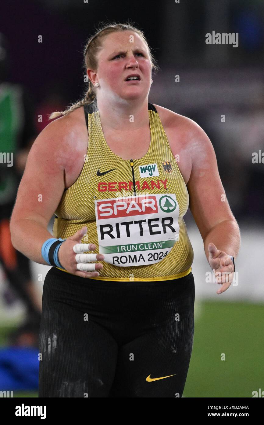 Julia Ritter during Shot Put Women Final European Athletics ...