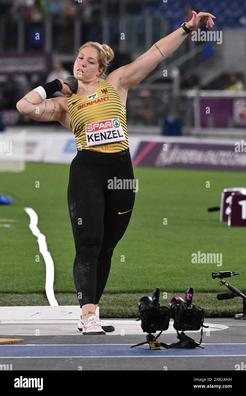 Alina Kenzel during Shot Put Women Final European Athletics ...