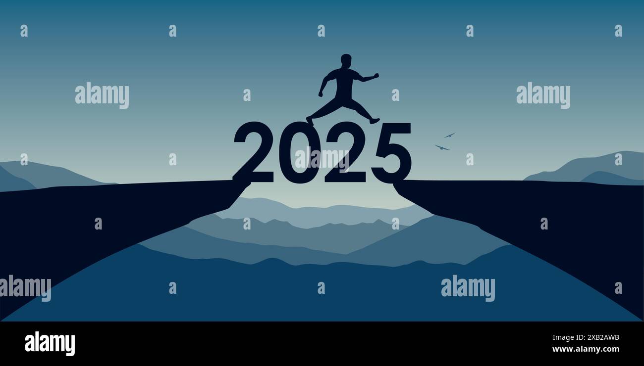 Successful new year 2025 Stock Vector Images - Alamy