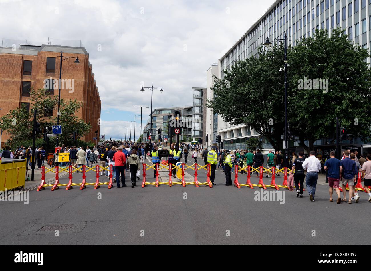 New flexible security barriers in use for the Gallagher English ...