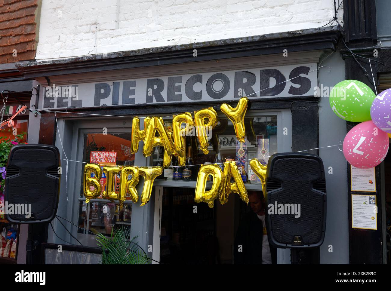 Birthday celebration for Eel Pie records, Church Street, Twickenham ...