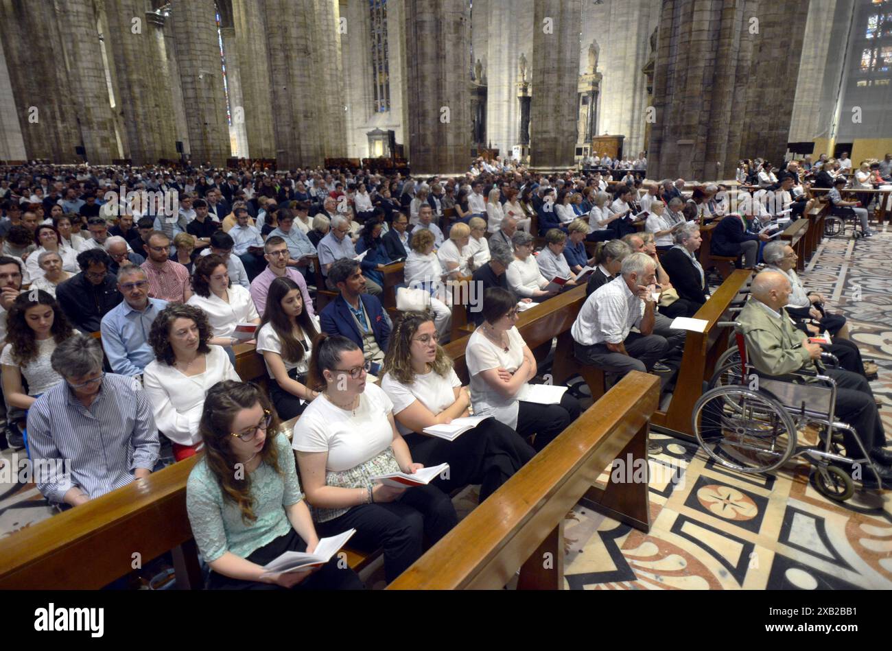 Milan - Ordination of new priests, priests, presbyters in the Cathedral ...