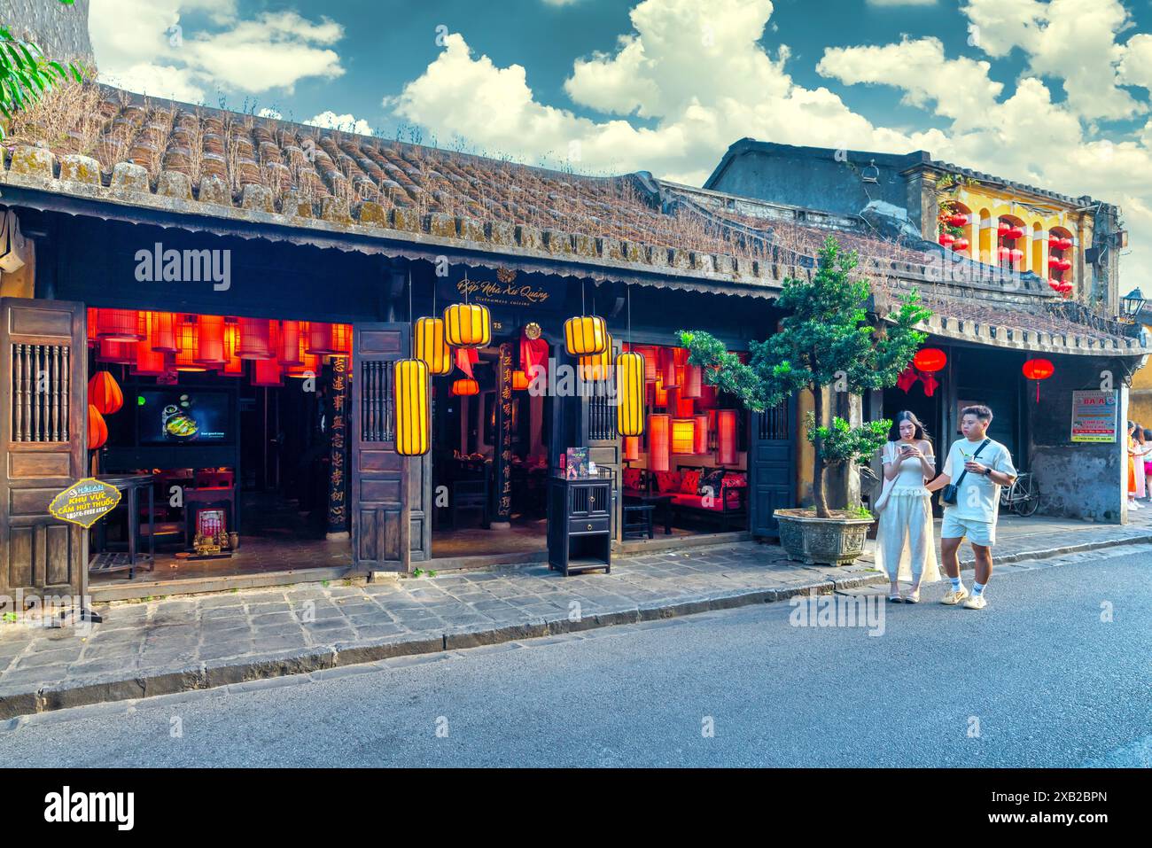Scenic view of Hoi An ancient town, UNESCO World Heritage Site since ...