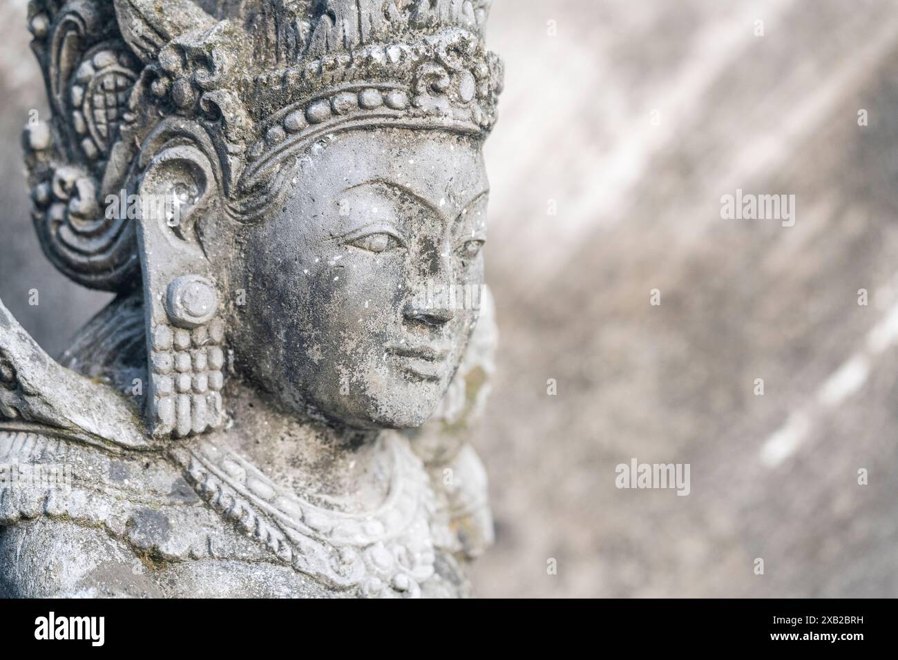 Portrait of a Decorative Statue in Bali Stock Photo - Alamy