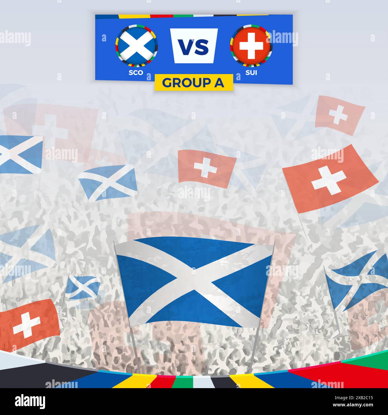 Scotland fan cheering Stock Vector Images - Alamy