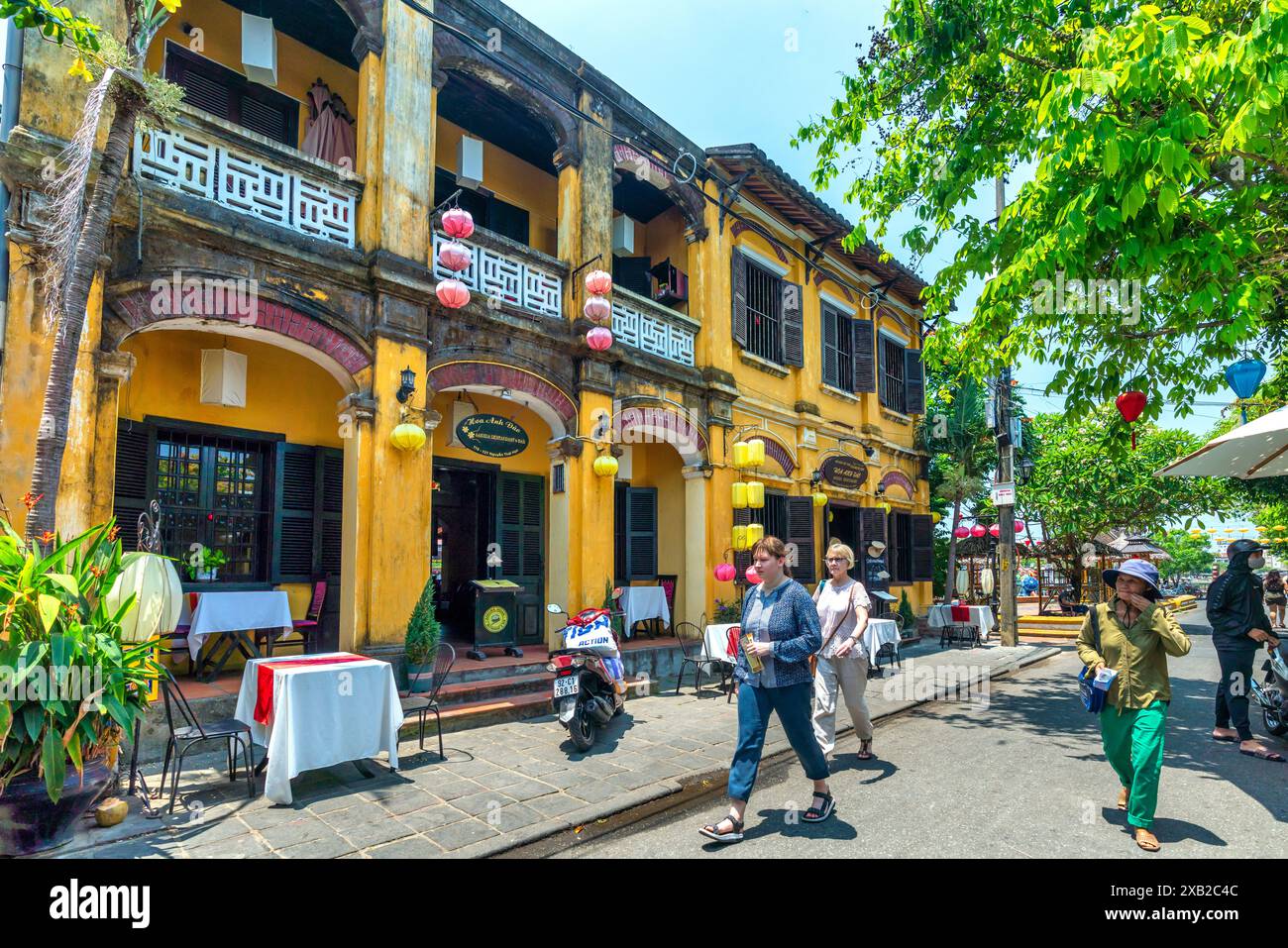 Scenic view of Hoi An ancient town, UNESCO World Heritage Site since ...
