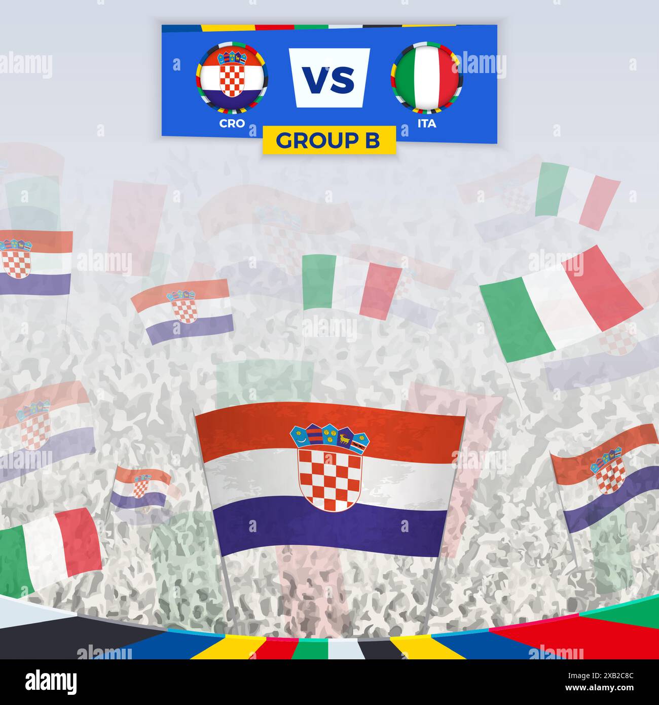 Euro 2024 fans Stock Vector Images - Alamy