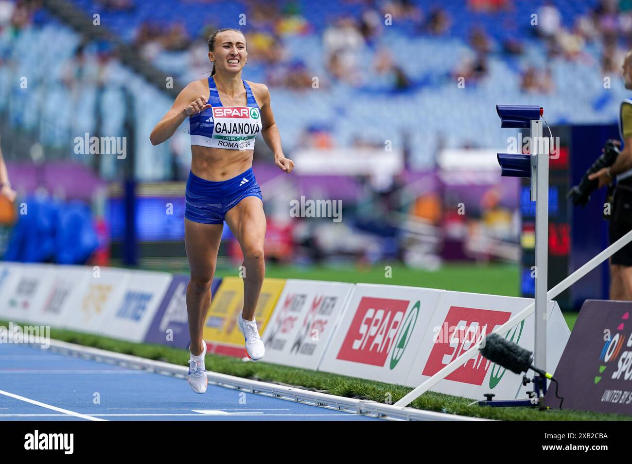 ROME, ITALY - JUNE 10: Gabriela Gajanova of Slovakia competing in the ...