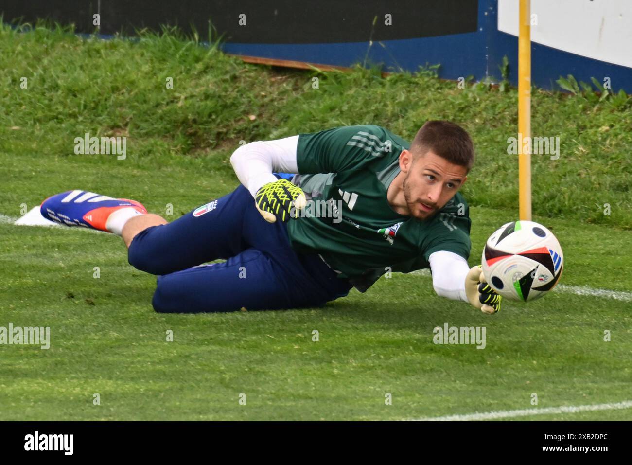 Florence, Italy. 08th June, 2024. Italian player Guglielmo Vicario ...