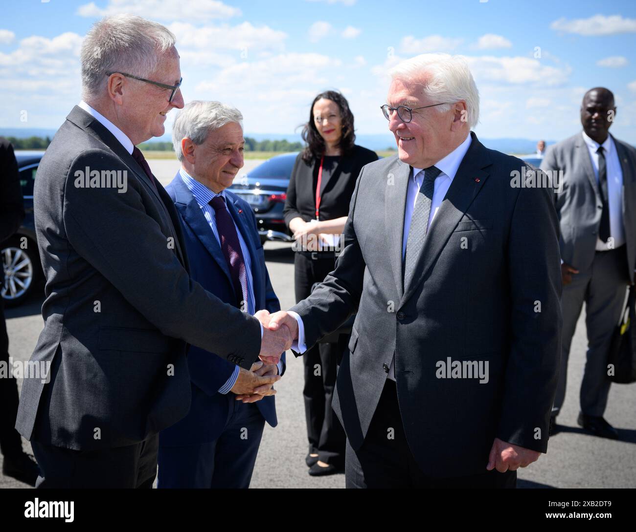 Limoges, France. 10th June, 2024. Federal President Frank-Walter ...