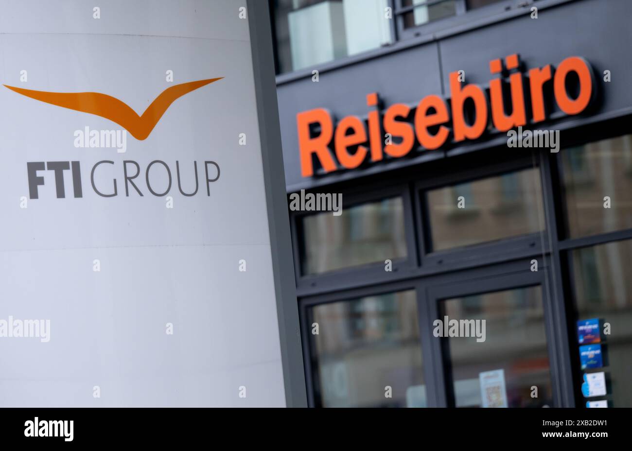 Munich, Germany. 10th June, 2024. The logo of the tour operator FTI ...