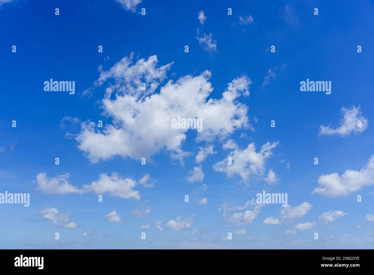 Blue sky white cloud nature background. Beautiful clouds fresh clean ...