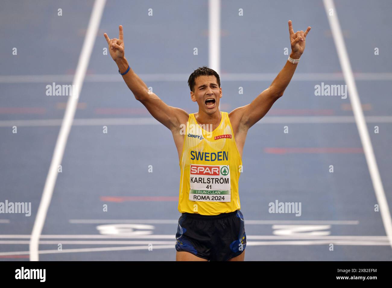 Rome, Italy. 08th June, 2024. Perseus KARLSTROM of Sweden compete at ...