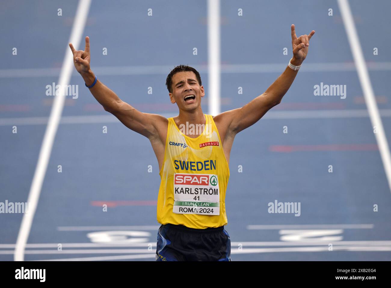 Rome, Italy. 08th June, 2024. Perseus KARLSTROM of Sweden compete at ...