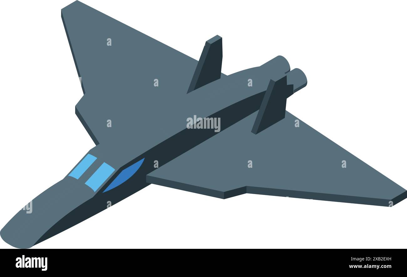 Modern military stealth fighter jet aircraft flying illustration Stock ...