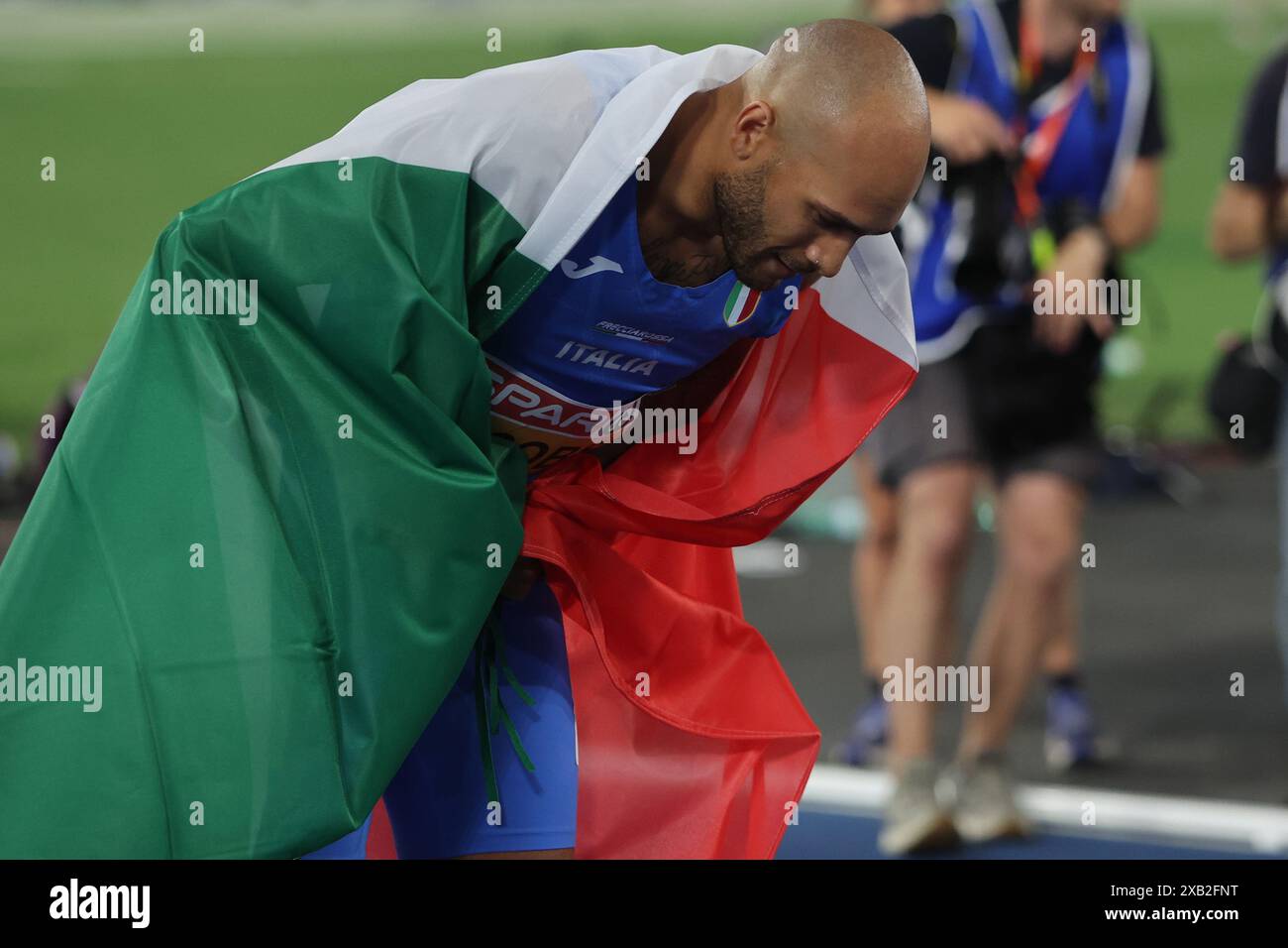 Rome, Italy. 08th June, 2024. Rome, Italy 8.06.2024: Marcell Jacobs win ...